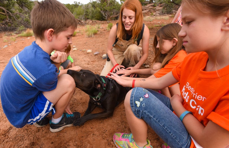 Dog Who Loves Kids at Kids Camp | Best Friends Animal Society